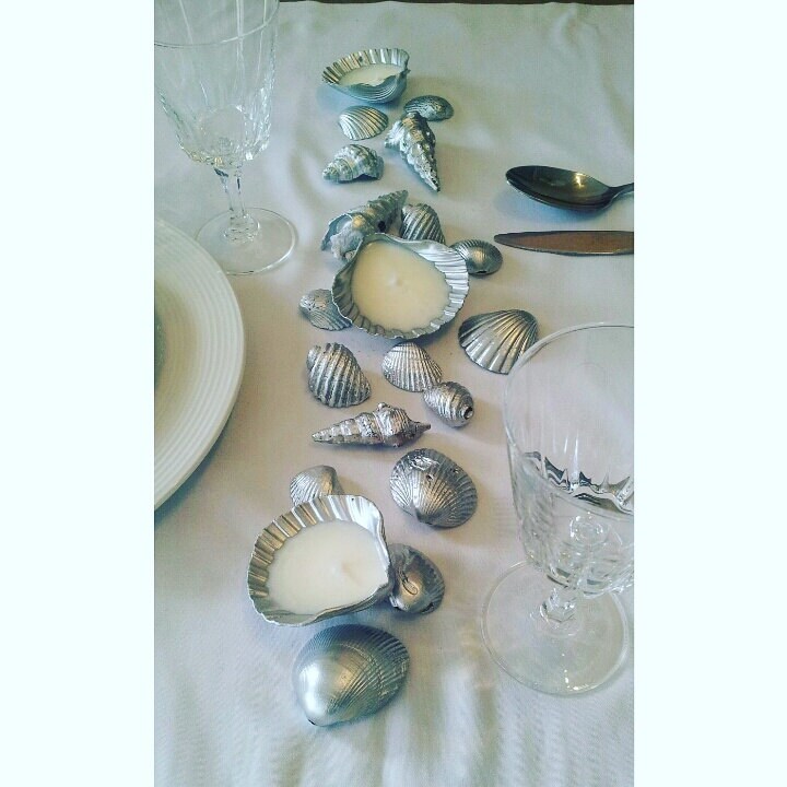 Wedding Table Decoration Beach Wedding Seashell Table Decor - Etsy