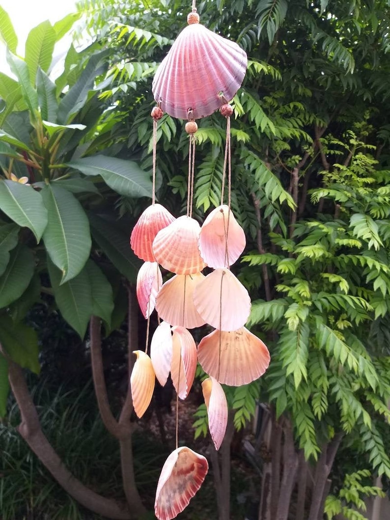 DIY Seashell Wind Chime Windchime Kit Garden Decor Wall - Etsy