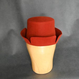 Medieval Hat Reenactment 14th Century Felt Cap - Etsy