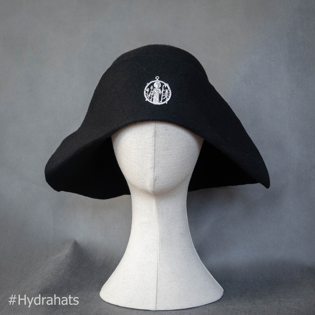 Pilgrim Medieval Hat L Size Reenactment Wide Brim - Etsy