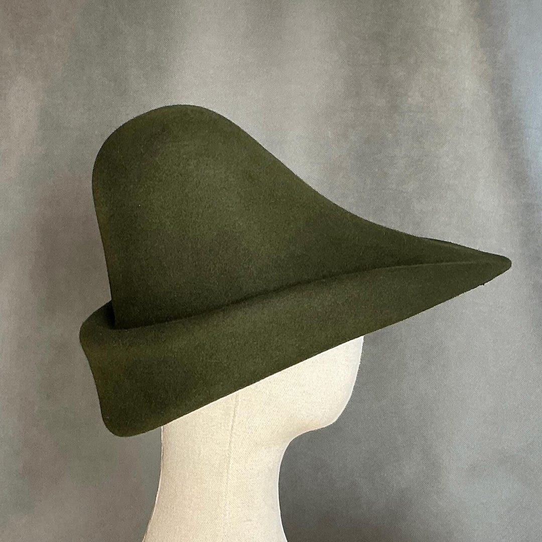 Medieval Bycocket XL Size Hat Double Incurvate Brim - Etsy