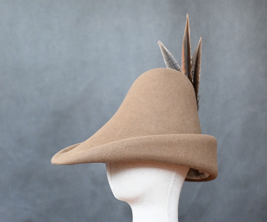 Medieval Bycocket XL Size Hat Double Incurvate Brim - Etsy