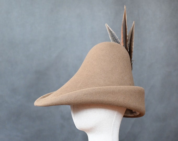 Medieval Bycocket XL Size Hat Double Incurvate Brim - Etsy