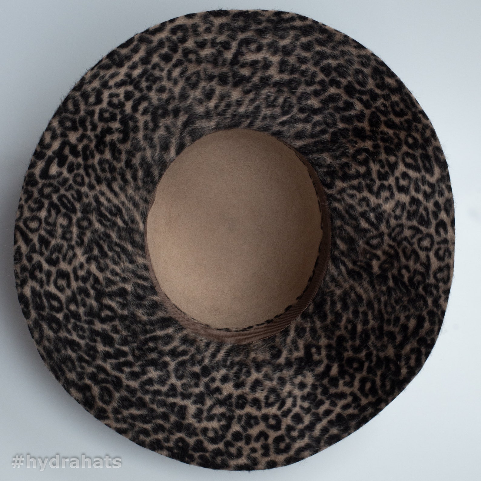 Panther Womens Hat With Shaggy Animal Print Pattern - Etsy