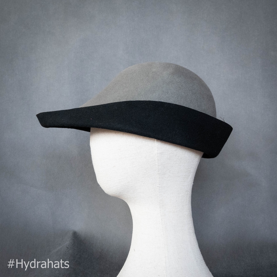 Bycocket Medieval Hat Bicolored L Size Cap 14th Century - Etsy