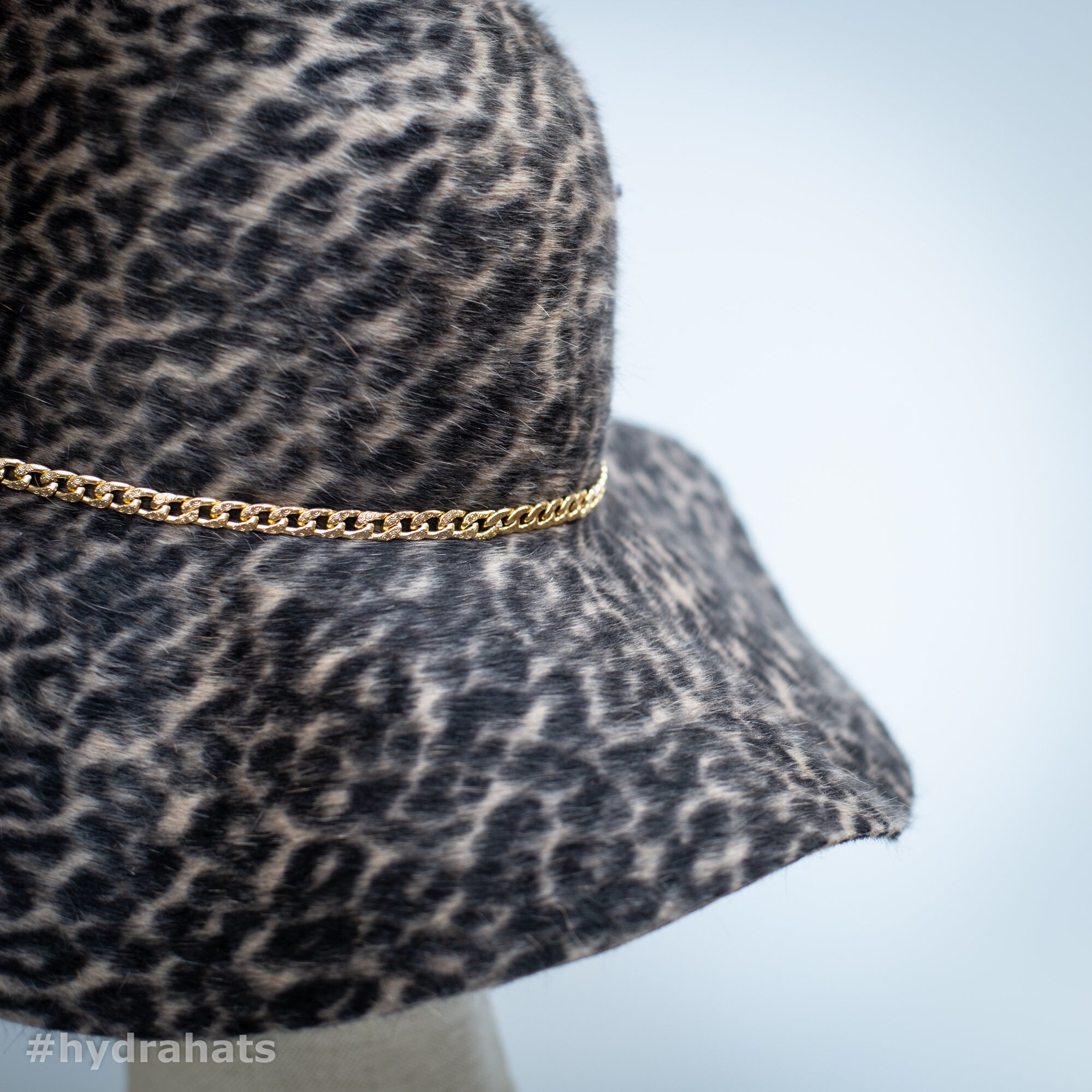 Panther Womens Hat With Shaggy Animal Print Pattern - Etsy