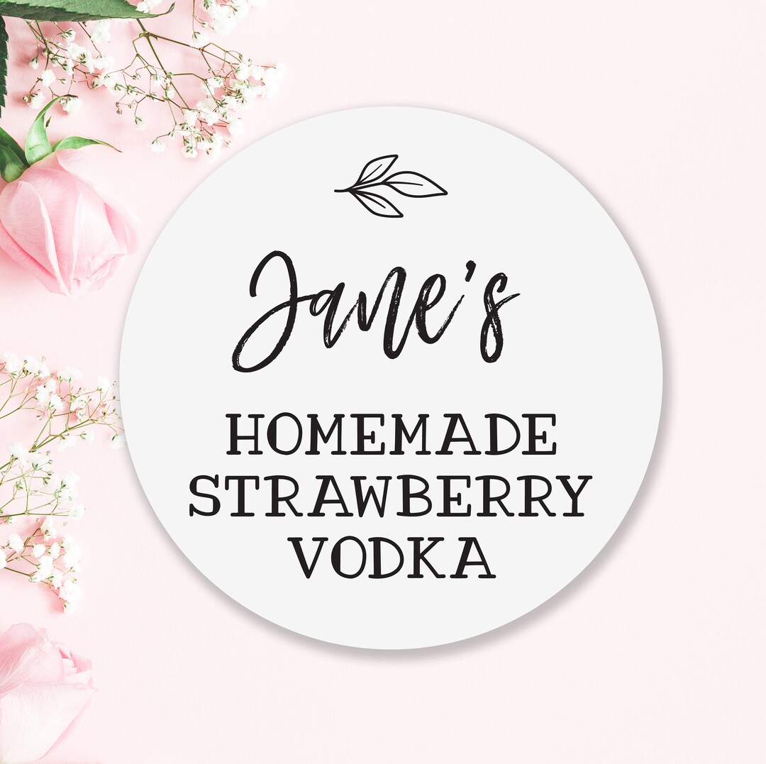 CUSTOMISED SLOE GIN Stickers, Labels, Business, Craft, Personalised ...