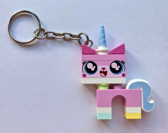 LEGO® Minifigure Unikitty Keyring / Keychain Handmade - Etsy