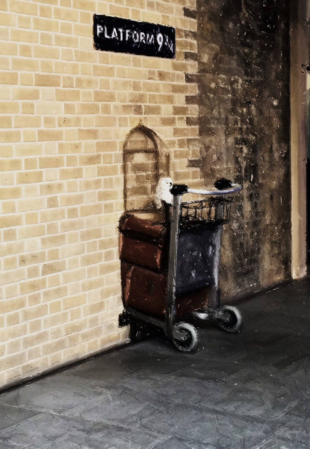 Platform 9 3/4 Art Sketch Printable - Etsy