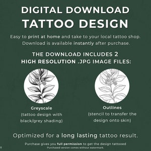 Greyscale Japanese Star Anise - Botanical Art - Black/grey - Instant ...