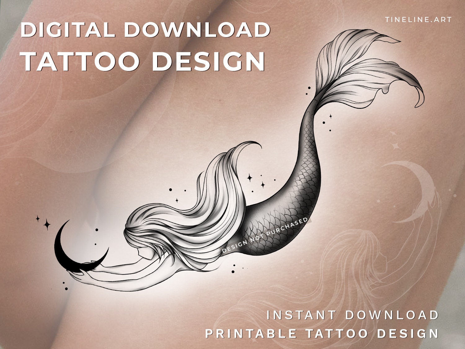 Mermaid tattoo design - Bronctattooaus.com