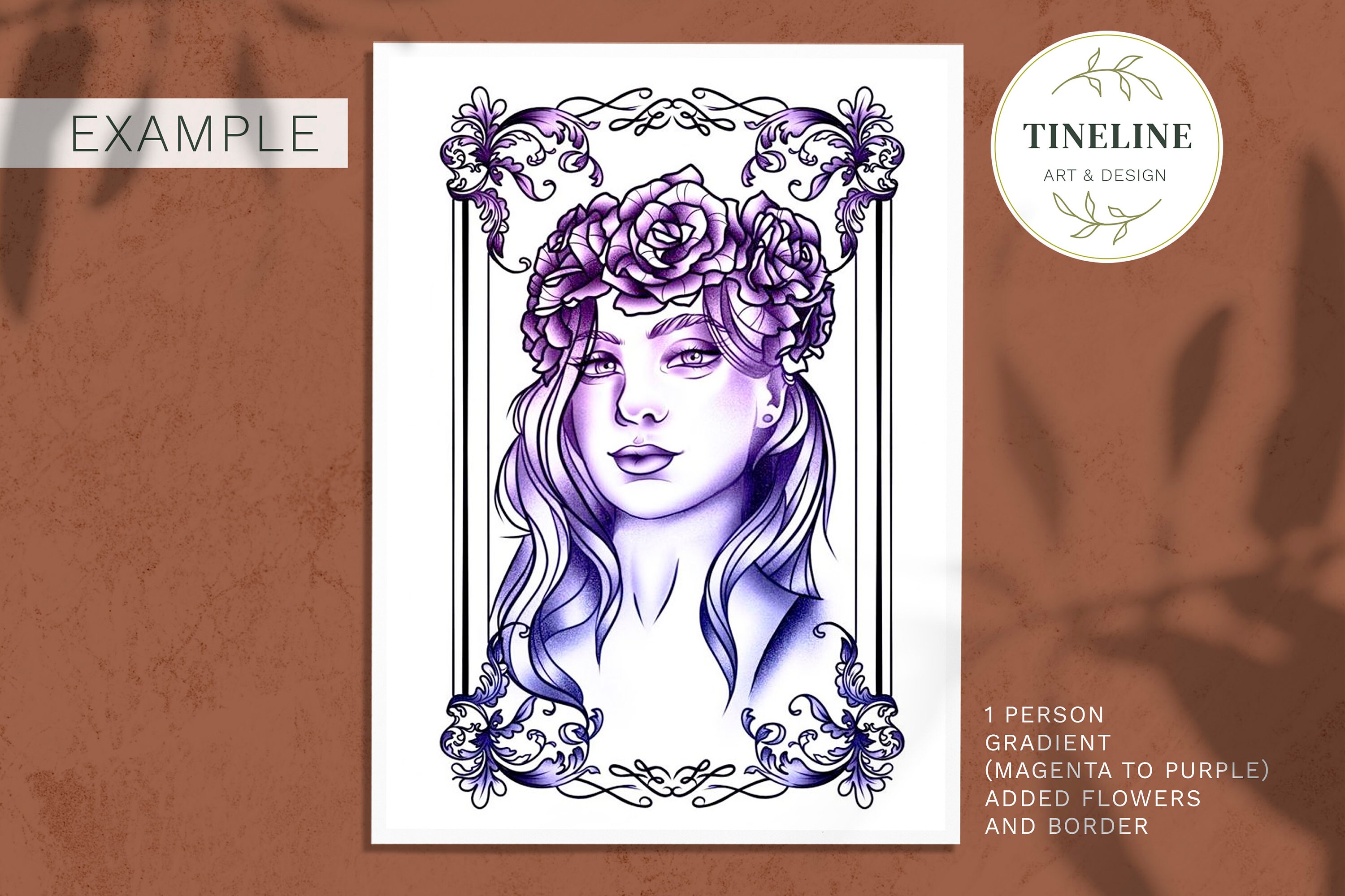 Custom Digital Pin-up Neotraditional Portrait Commission - Etsy