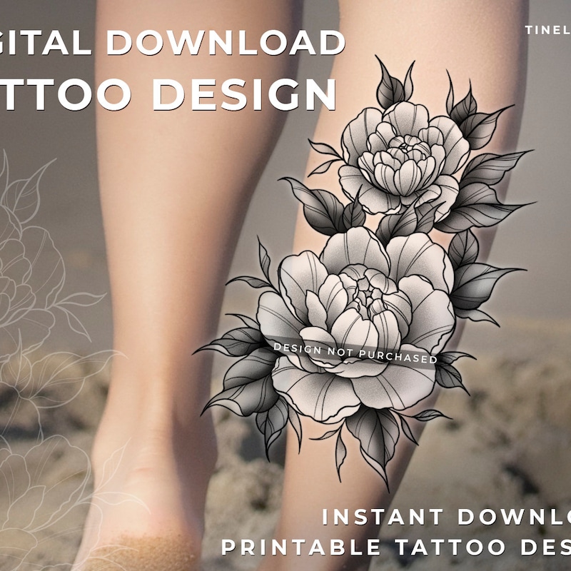 Half Sleeve Tattoo Stencil - Etsy