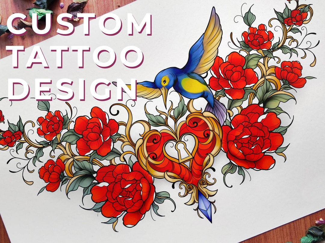Custom Digital Tattoo Commission/design - Etsy