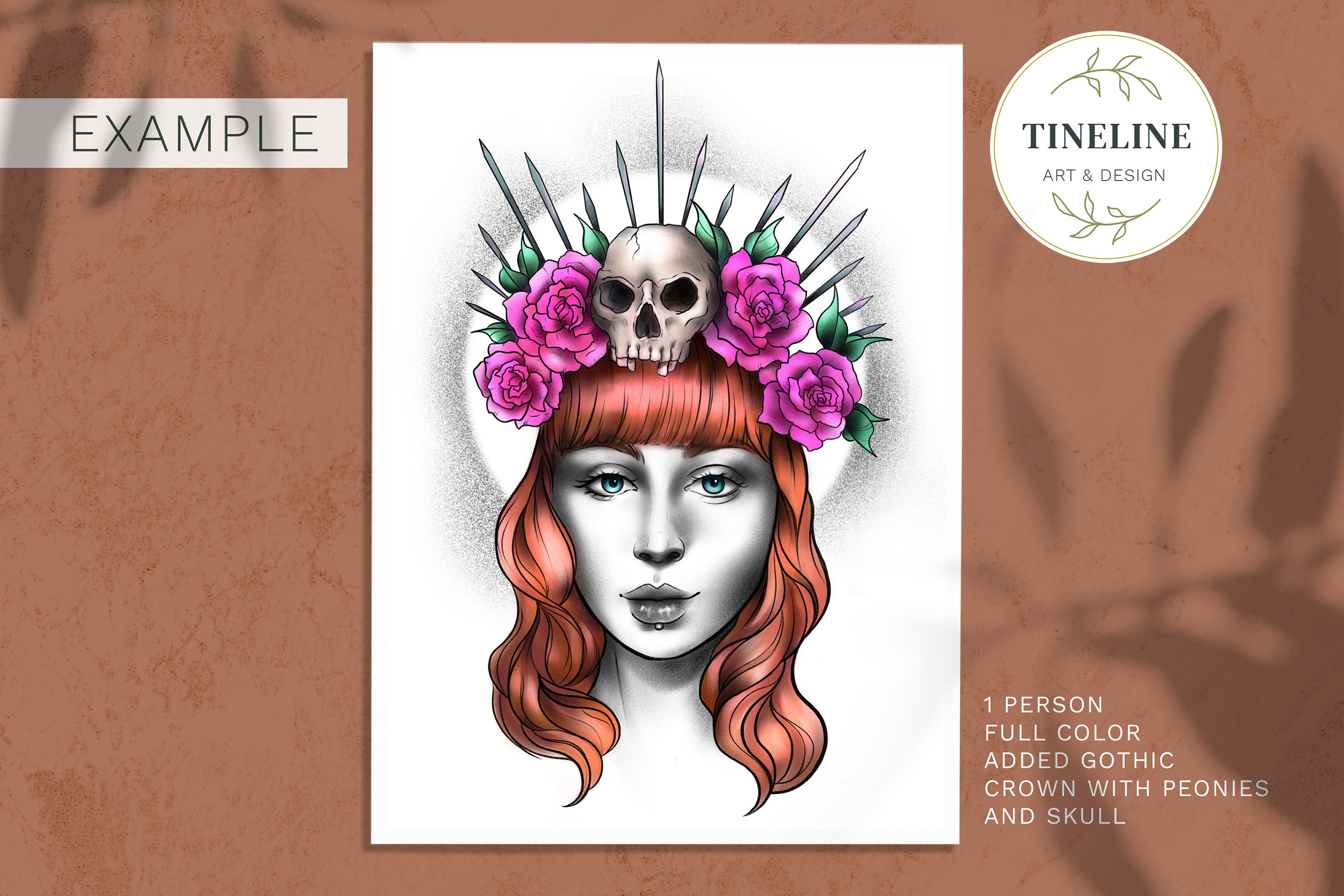 Custom Digital Pin-up Neotraditional Portrait Commission - Etsy