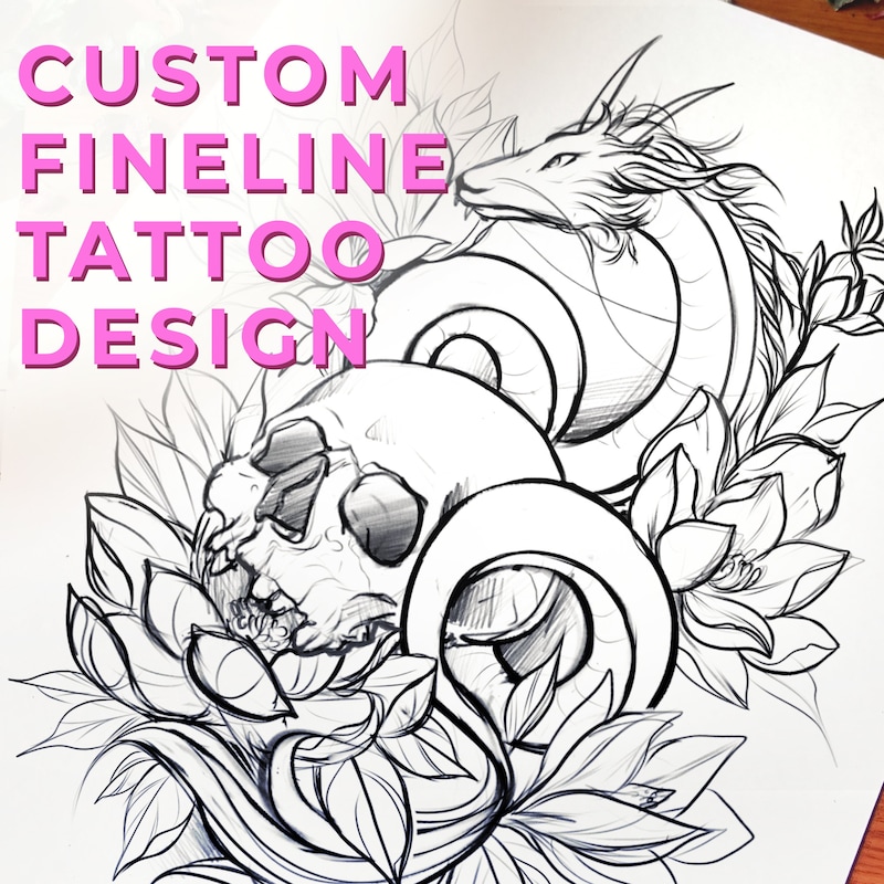 Custom Tattoo Design - Etsy