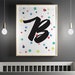 Letter B Print, Nursery Art, Polka Dot Letter, Nursery Decor, Nursery ...