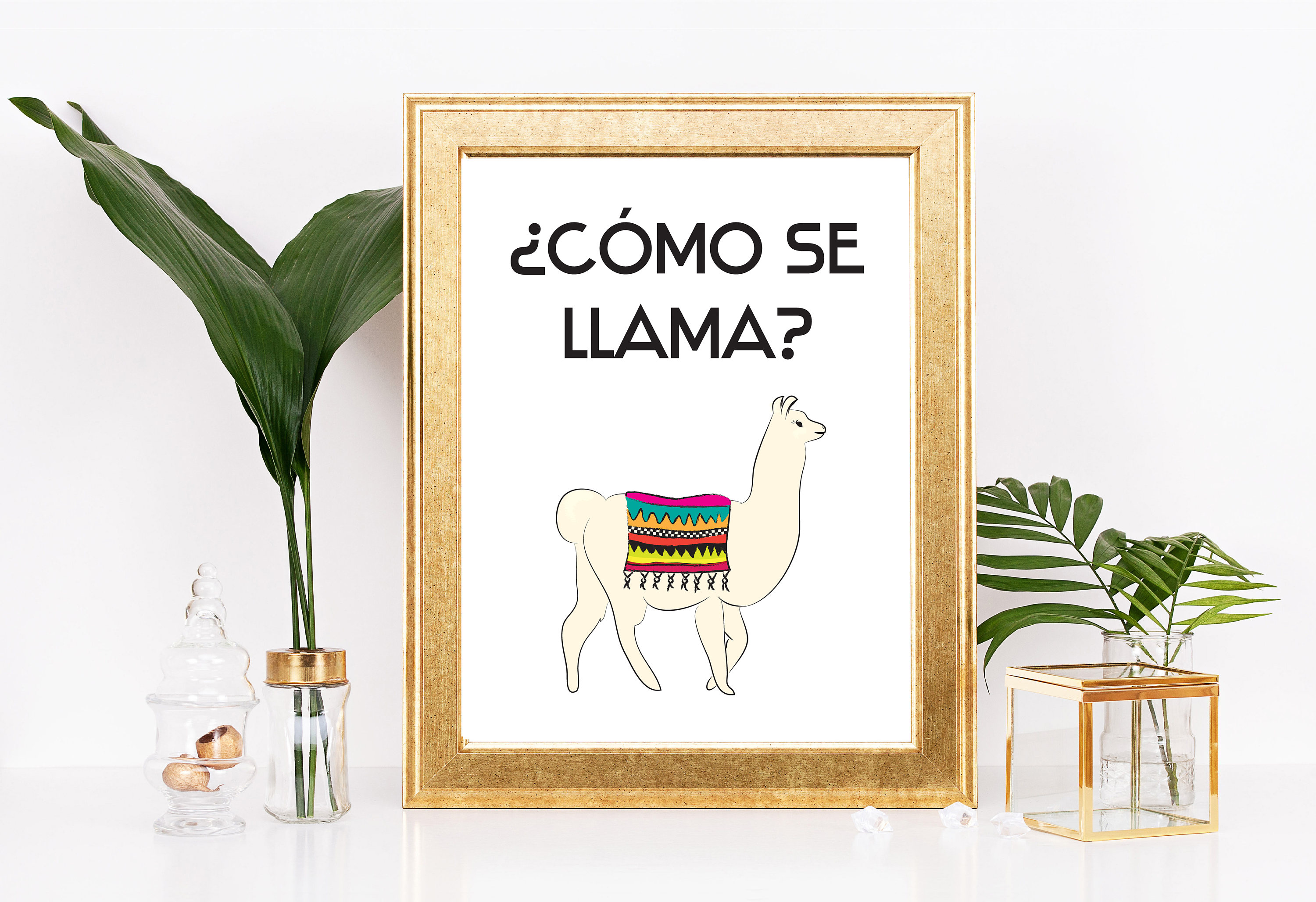 Llama Print, Alpaca Print, Llama Wall Print, Gallery Wall Print, Wall ...