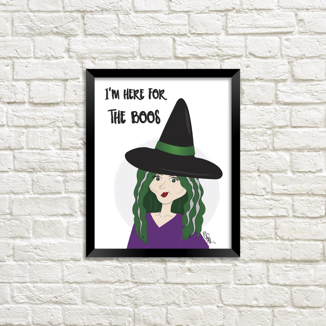 Witch Illustration, Halloween Illustration, Halloween Printable ...