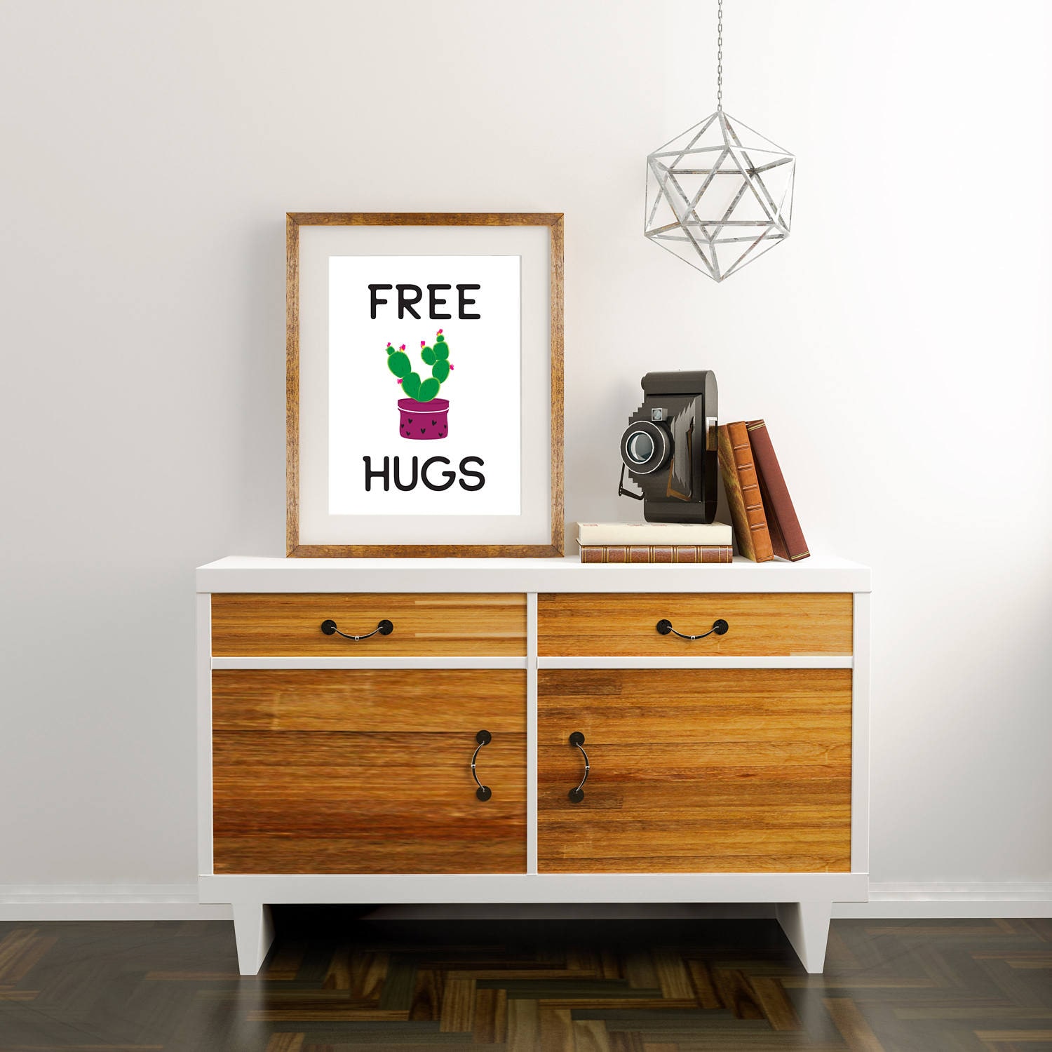 Free Hugs Cactus Poster, Cactus Poster, Cactus Print, Free Hugs Cactus ...