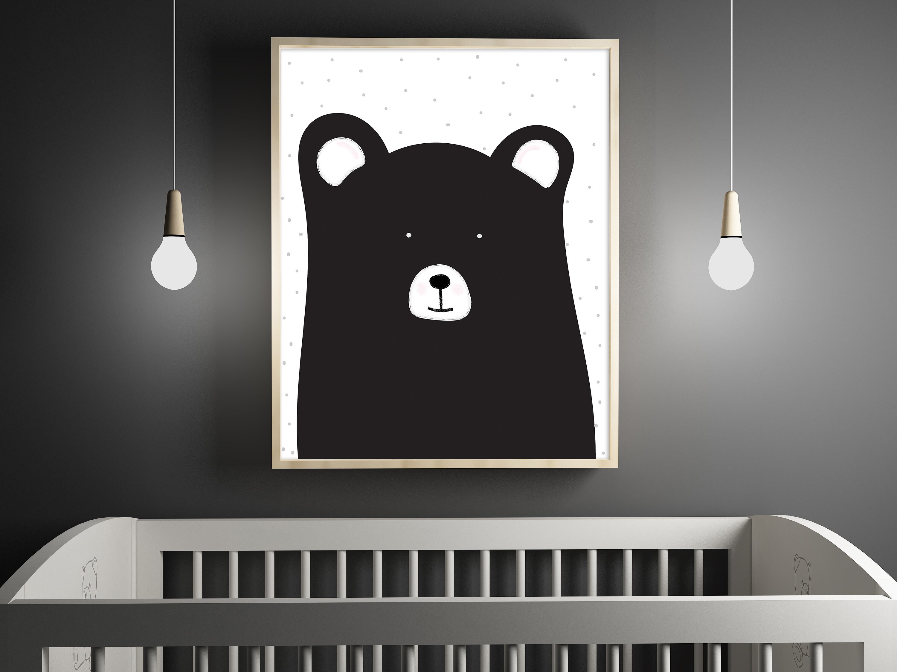 Bear, Bear Print, Bear Wall Art, Bear Poster, Nursery Bear, Mama Bear ...