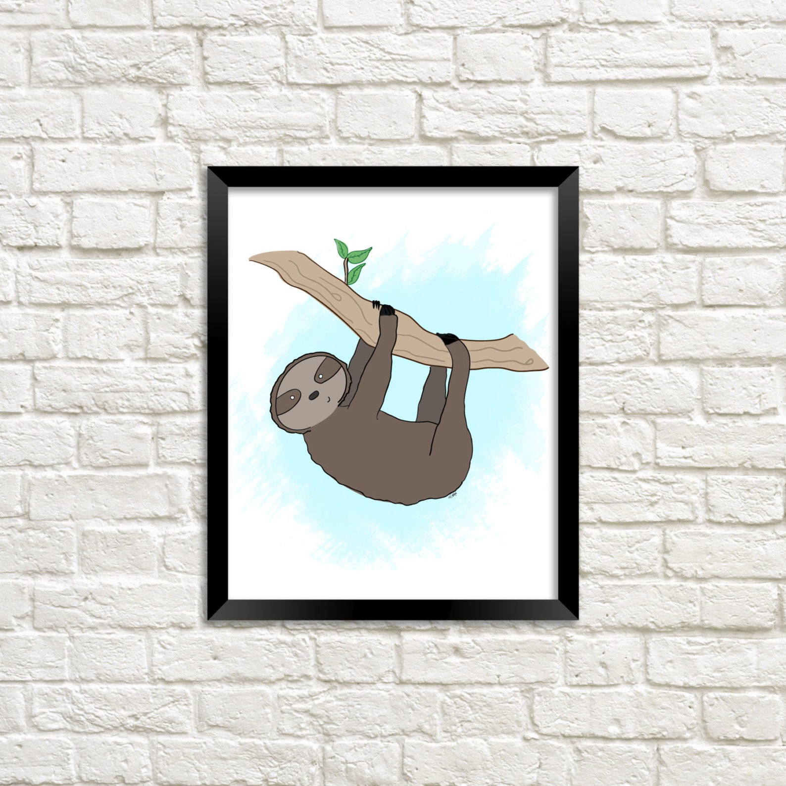 Sloth Sloth Art Sloth Printable Sloth Wall Art Sloth Wall - Etsy