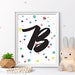 Letter B Print, Nursery Art, Polka Dot Letter, Nursery Decor, Nursery ...