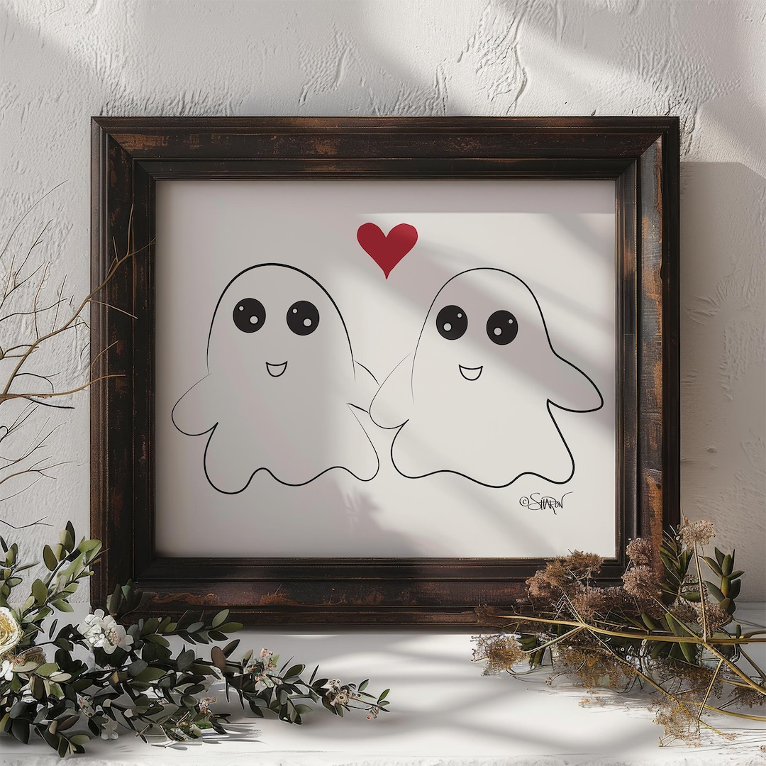 Friends Print, Friends Forever Print, Love Print, Friendship, Ghost ...