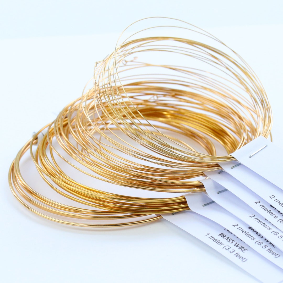 Non Tarnish Brass Wire Bundle, Craft Wire, Jewelry Making Wire - Etsy