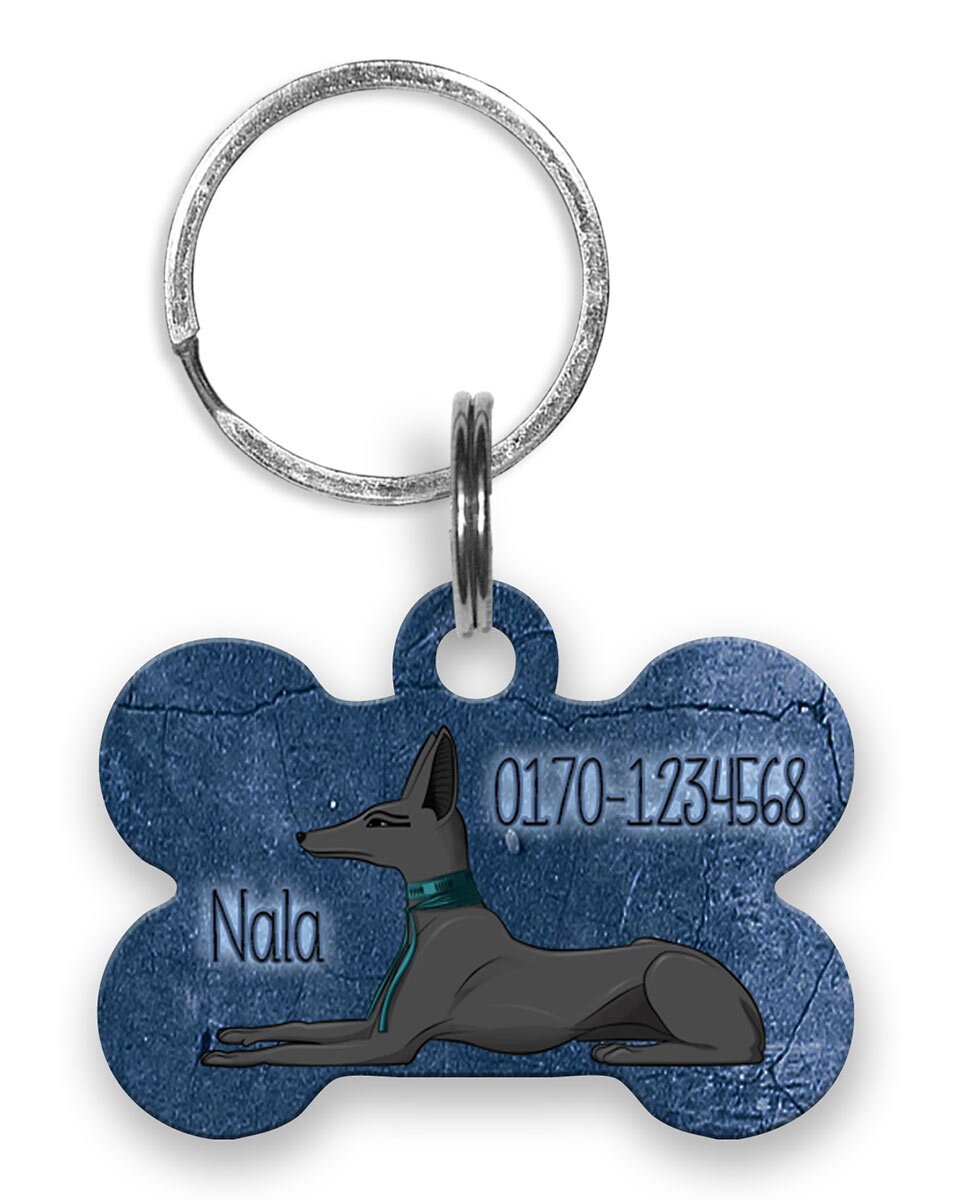 Id-tag / Pendant Anubis & Wepwawet Personalized With Name and Phone ...