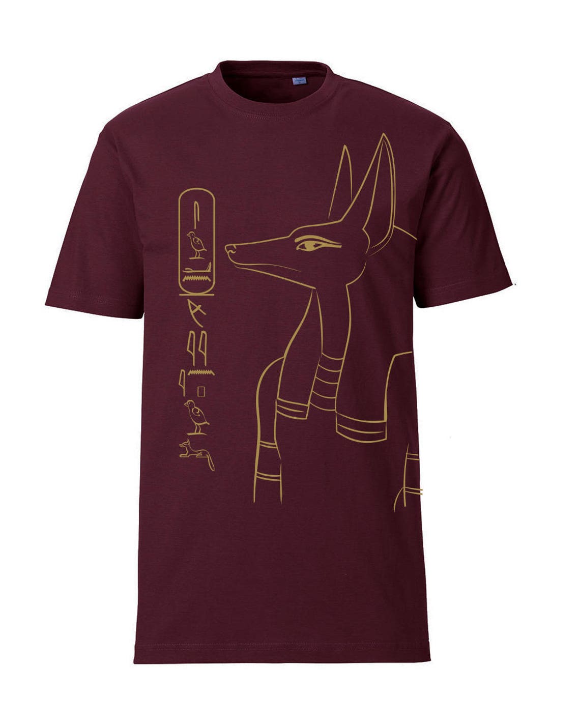 Anubis T-shirt Men and Women / Egyptian God Anubis T-shirt / - Etsy