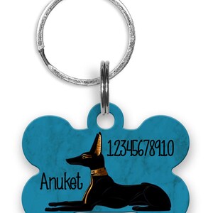 Id-tag / Pendant Anubis & Wepwawet Personalized With Name and Phone ...