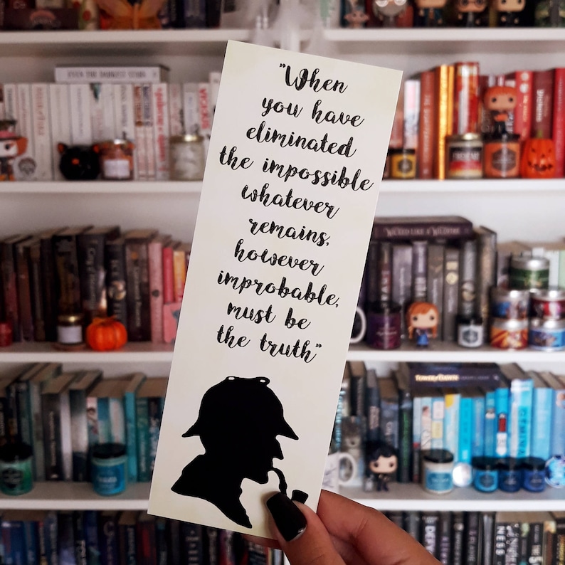 When You Have Eliminated The Impossible Sherlock Holmes | Etsy When You Have Eliminated The Impossible Sherlock Holmes | Etsy