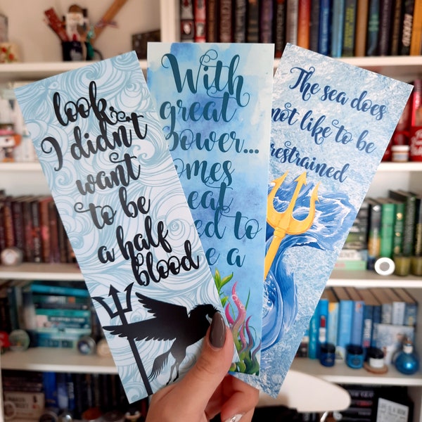 Percy Jackson Bookmark - Etsy