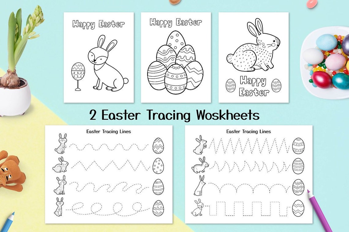 Printable Kids Easter Activity Pack - Etsy