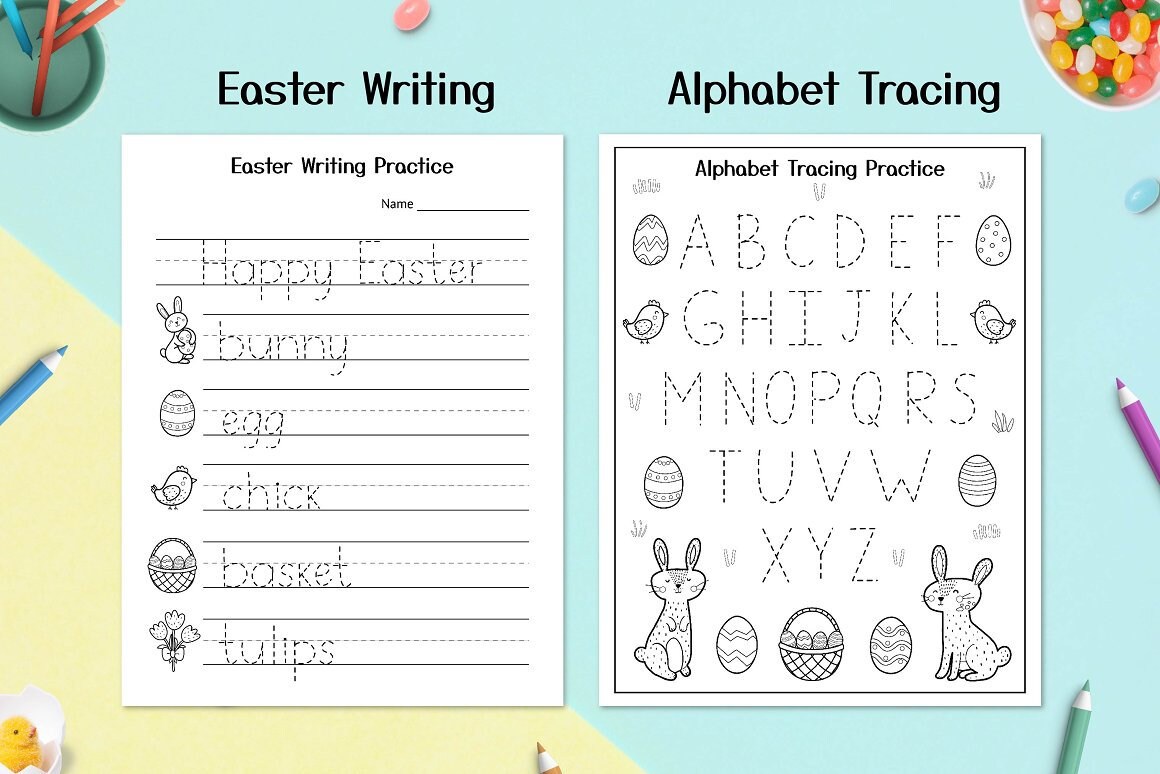 Printable Kids Easter Activity Pack - Etsy
