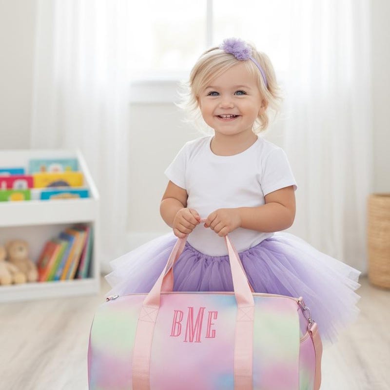 Rainbow Personalized Dance Duffle - Etsy