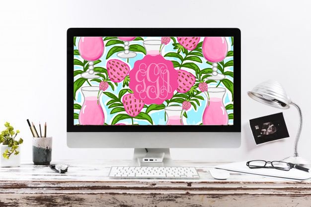 Monogram Computer Wallpaper