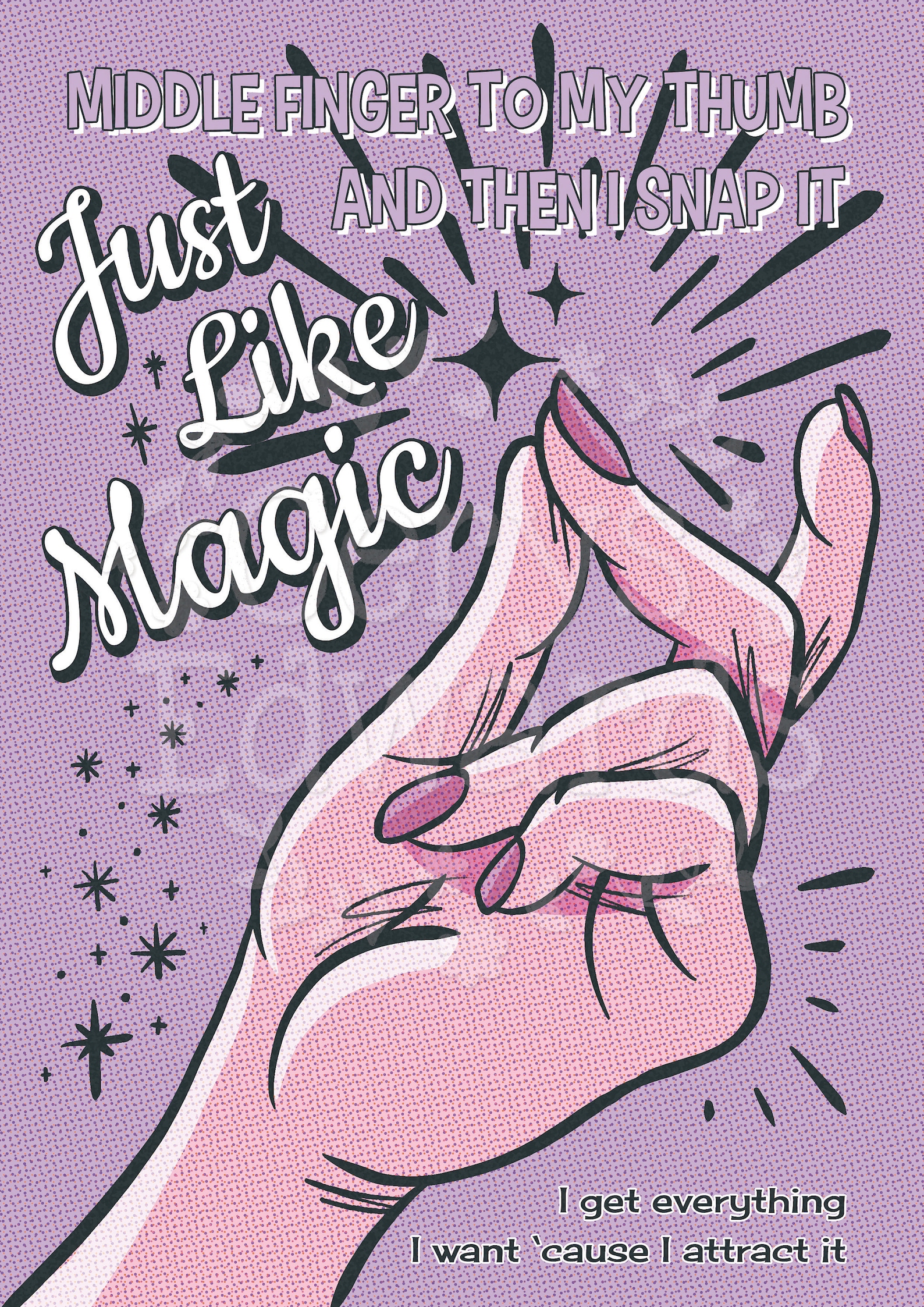 Ariana Grande Inspired Just Like Magic lyric | Etsy