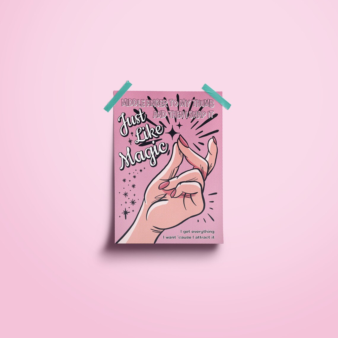 Ariana Grande Inspired "just Like Magic" Lyric - A5/A4 Art Print ...