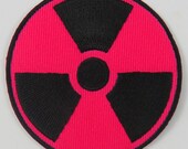 Nuclear Radiation Symbol/sign pink Iron On/ Sew on Cloth - Etsy