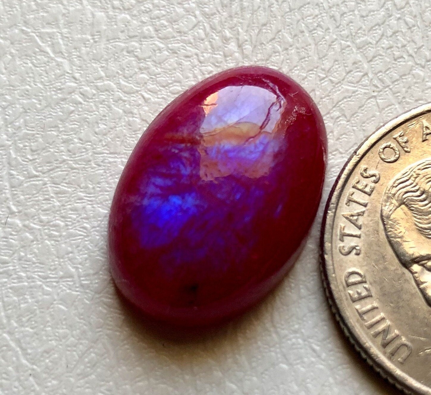 Pink Rainbow Moonstone Cabochon For Making Jewelry Natural | Etsy