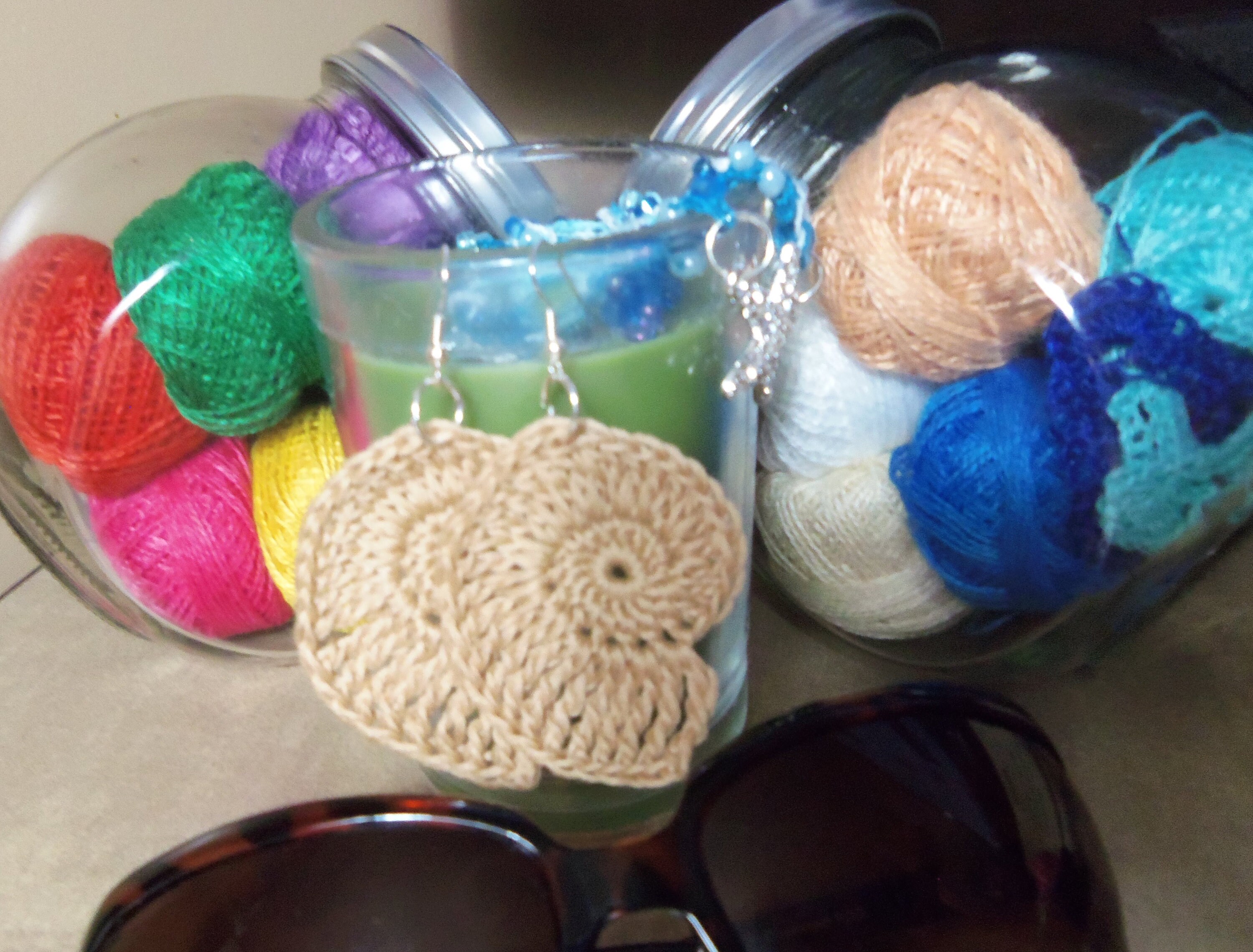 Seashell Earrings, Crochet Shell Earring, Spiral Earring - Etsy