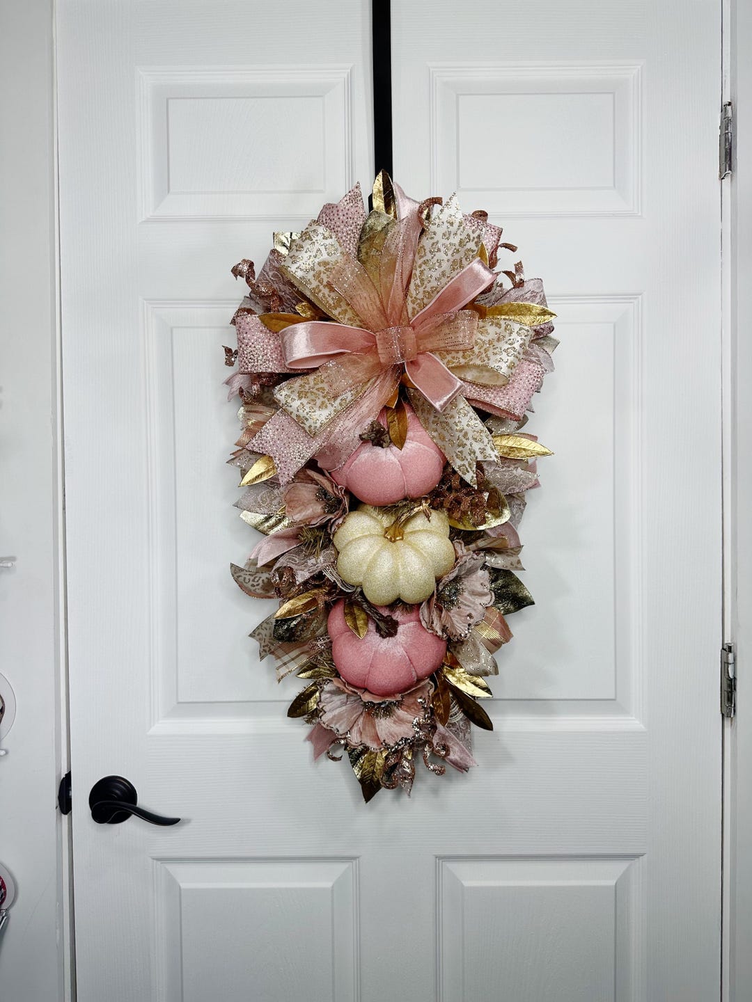 Fall Glam Swag Wreath for Front Door, - Etsy