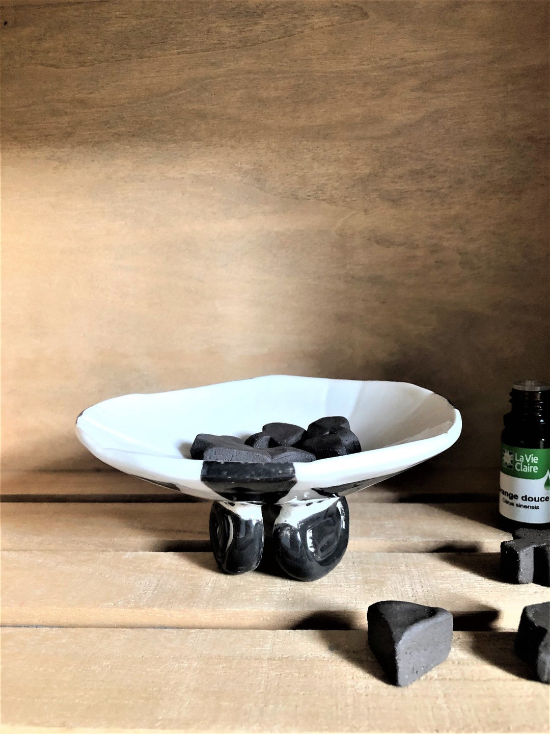 Ethnic Dish With Ten Terracotta Pebbles - Etsy