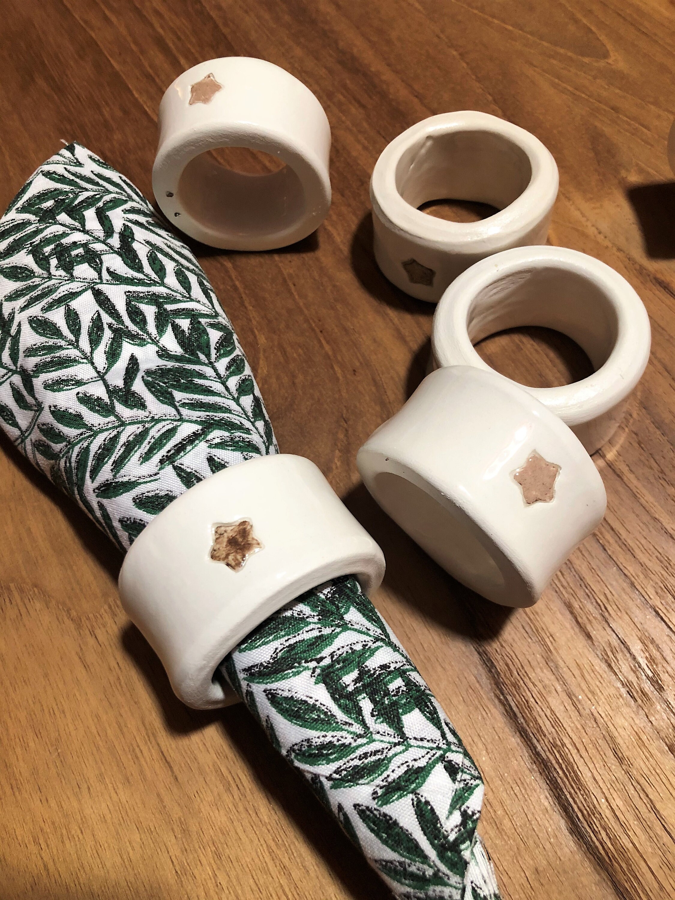 Handmade Ceramic Napkin Rings - Etsy UK