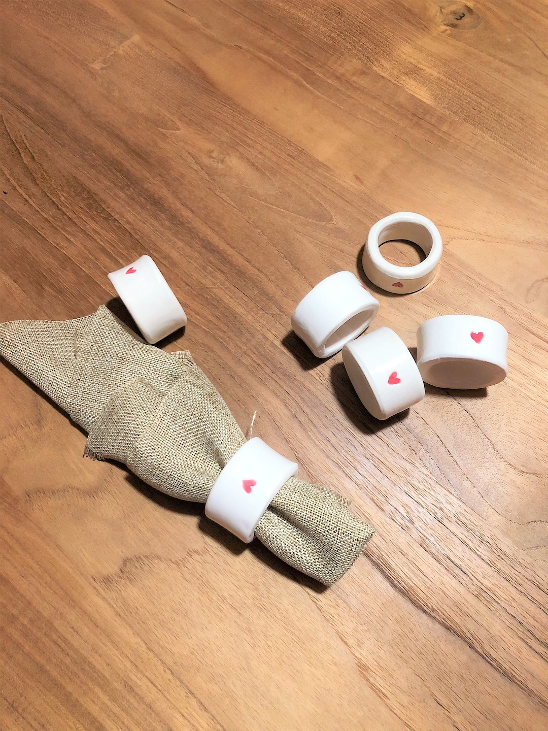 Handmade Ceramic Napkin Rings - Etsy
