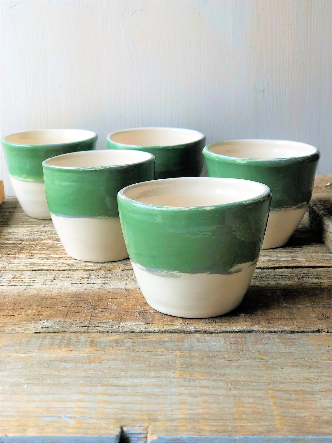 A Handmade Two-tone Ceramic Coffee Travel Mug - Etsy