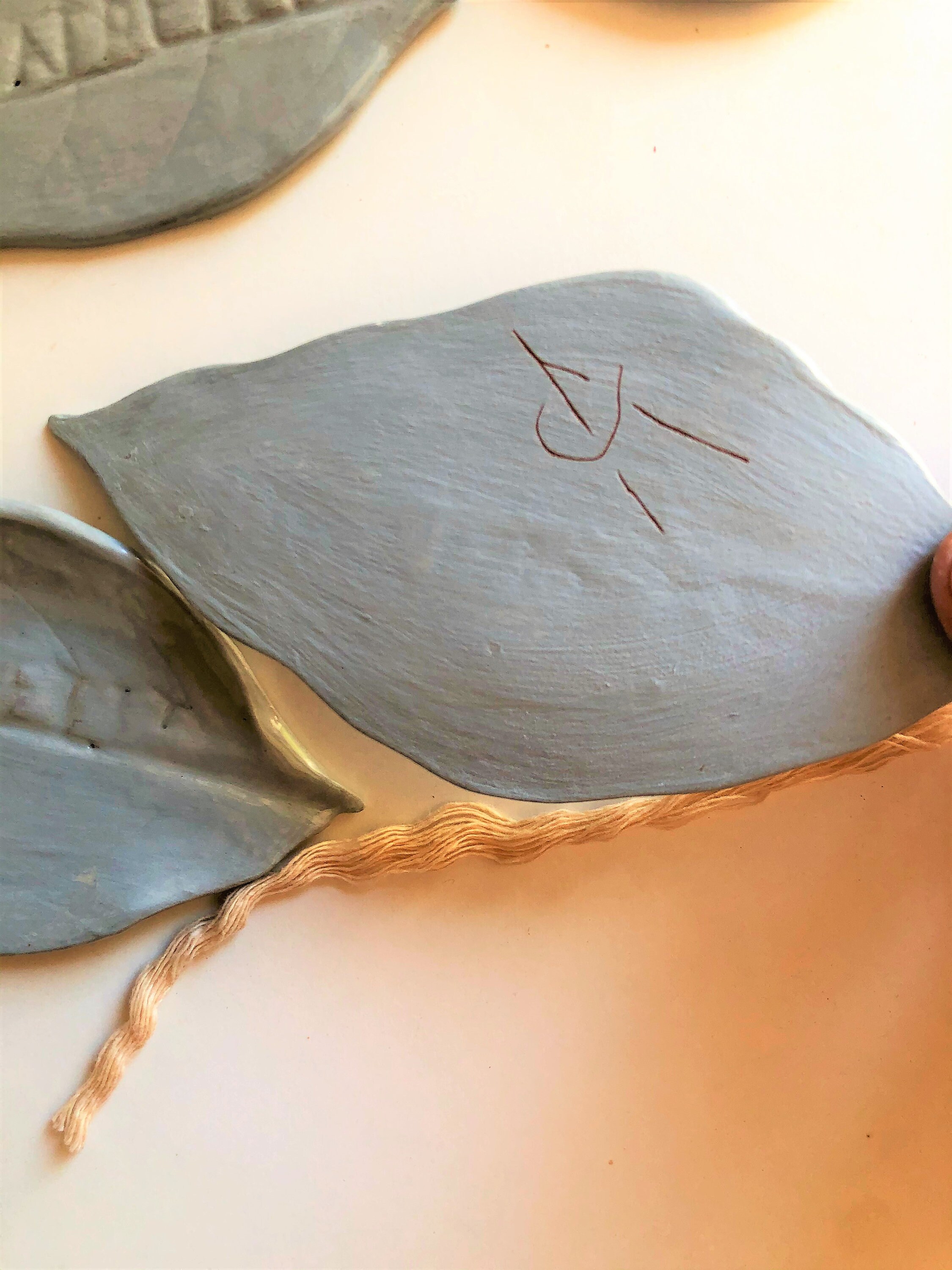 Set of 4 Handmade Ceramic Knife Rest Rest//ceramic Knife Rest//gray ...
