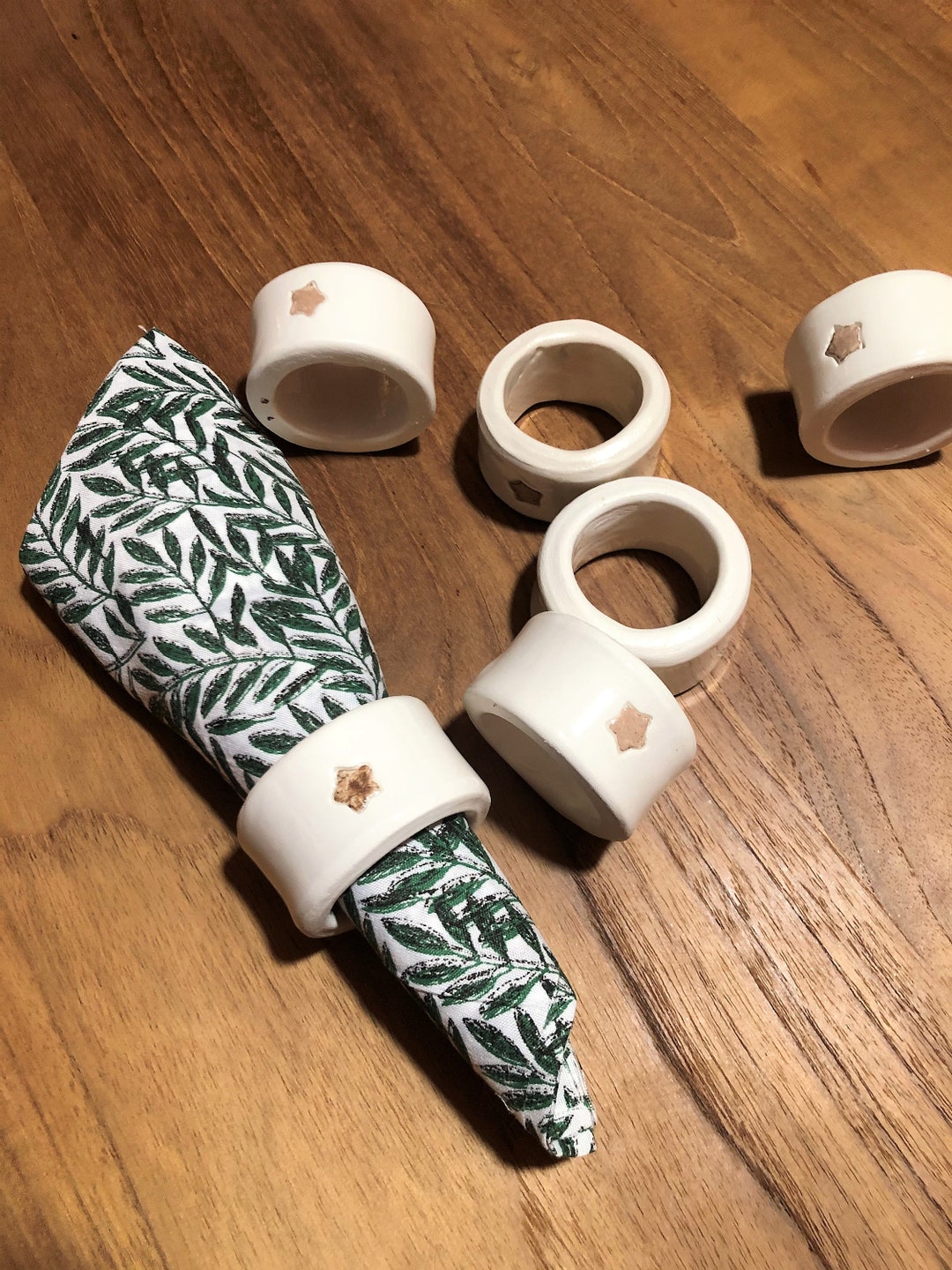 Handmade Ceramic Napkin Rings - Etsy UK